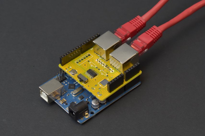 Arduino Rs485 Shield Rj45 Bus Powered From Krekr On Tindie
